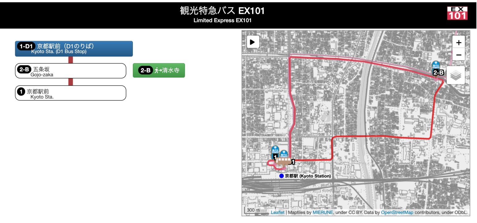 【2025京都交通】京都觀光特急巴士路線車資、京都地鐵巴士一日券